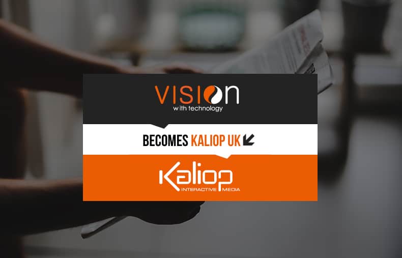 Vision With Technology devient Kaliop UK - Blog