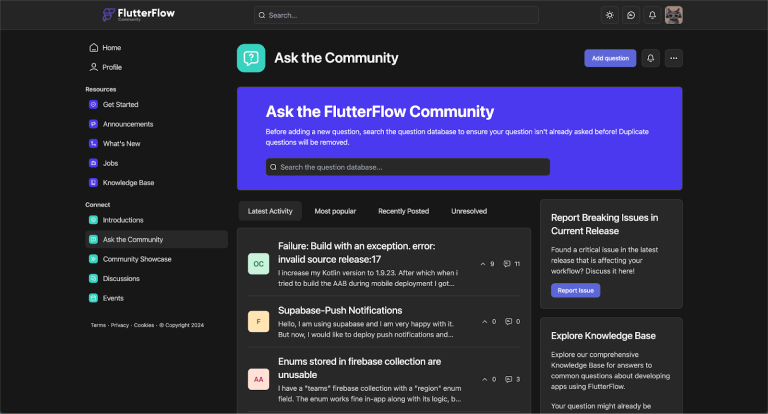 Créer votre propre application mobile sans coder avec FlutterFlow